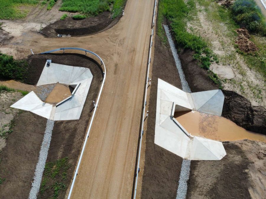 Access roads and drainage networks completed in active Rail Baltica ...